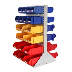 Louvered panel floor stand|Louvered systems|Louvered floor racks